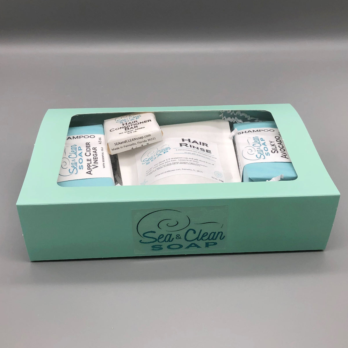 Natural Shampoo Bar Gift Box | SEA and CLEAN Soap